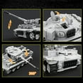Honchoes Military Tiger Tank Building Set Compatible with Lego WW2 Army ...