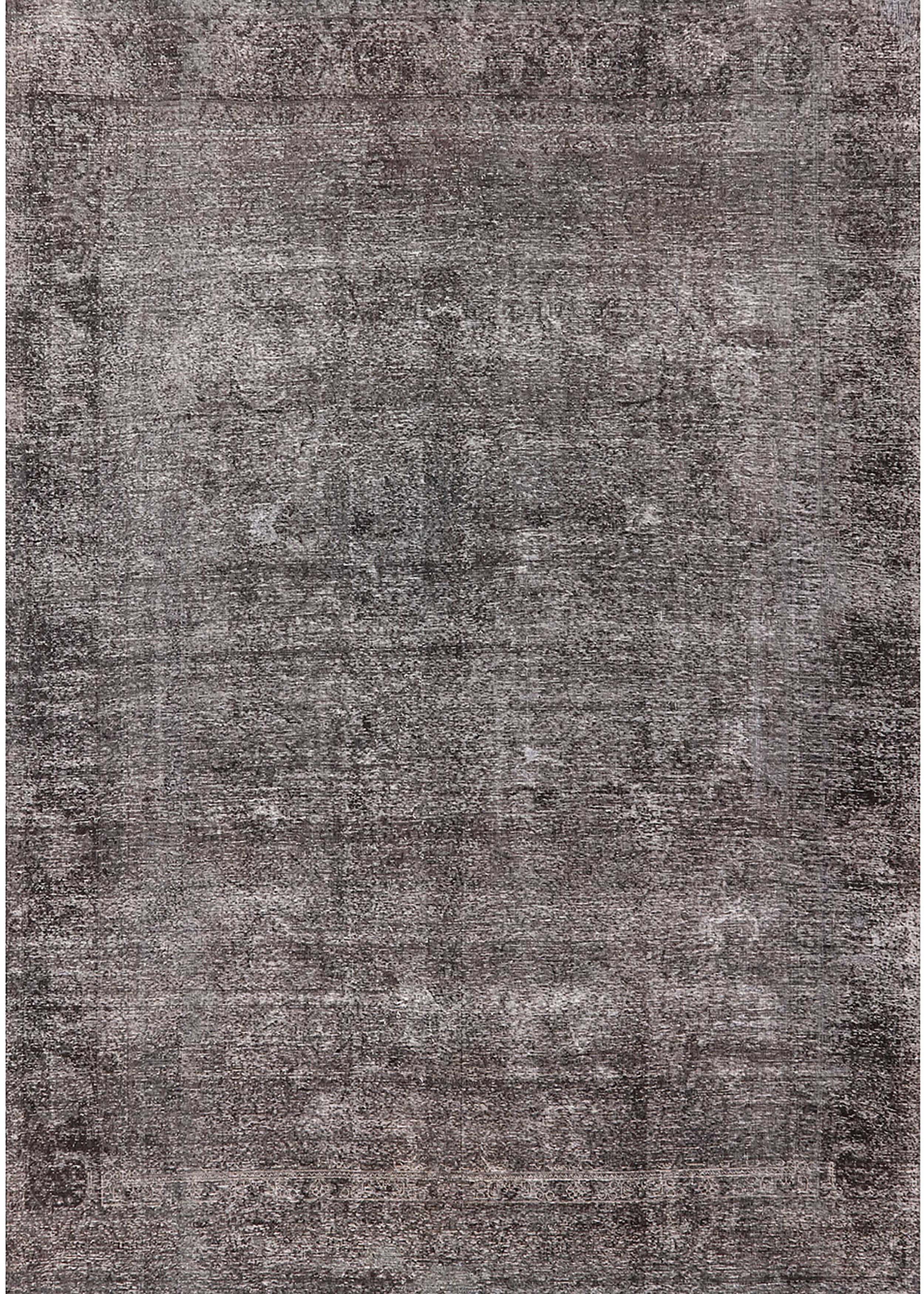 Ahgly Company Indoor Rectangle Mid-Century Modern Purple Oriental Area ...