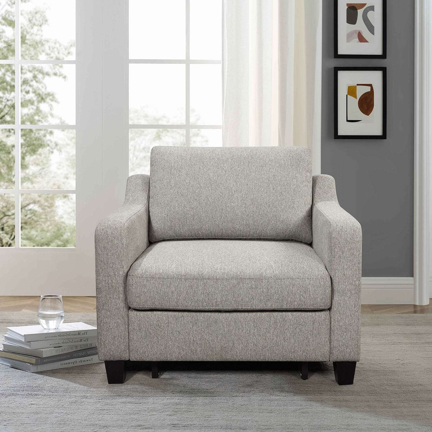 Marley Stain-Resistant Fabric Chair With Pullout Bed - Samsclub.com