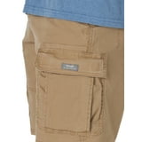 "Wrangler Flex Waist Men's and Big Men's 10"" Relaxed Fit Cargo Shorts ...