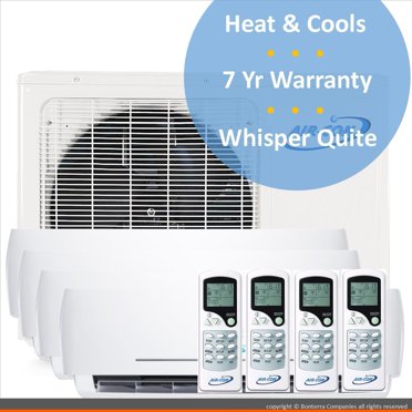 4 Zone Mini Split 9000 12000 12000 12000 Ductless Air Conditioner Pre ...