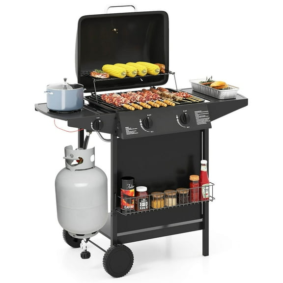 SKOK Outdoor Foldable 3 Burners Propane Griddle-31.5'' Portable Flat ...