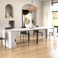 LHYY Modern Multifunctional Extendable Dining Table with Outlet,Space ...