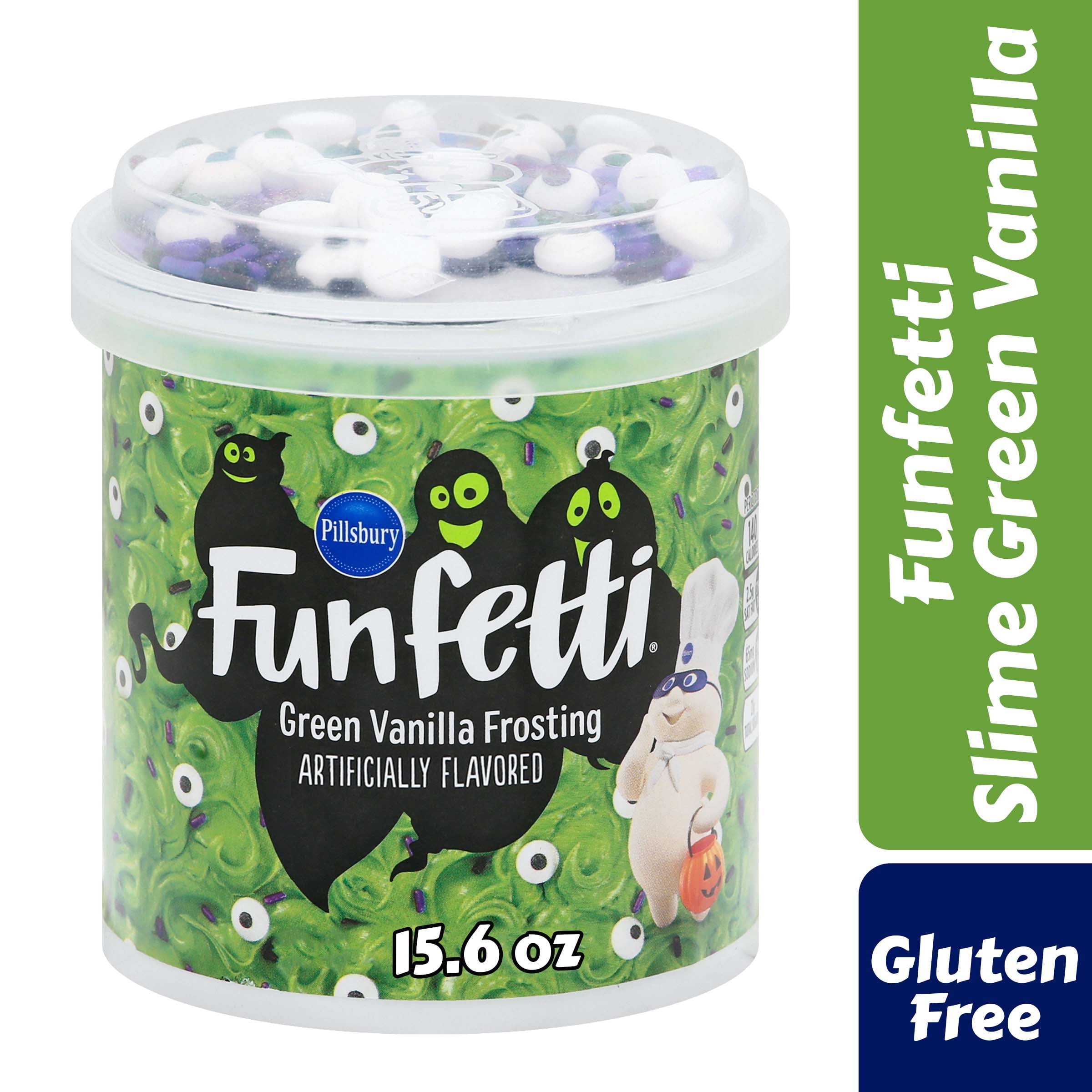 Pillsbury Funfetti Slime Green Vanilla Frosting, 15.6 Oz Tub - Walmart.com
