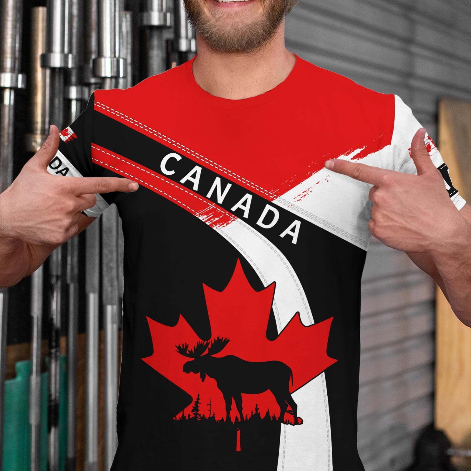 Click here for Hhsclothinggg Mens Canadian Maple Leaf T-Shirt Coo... prices