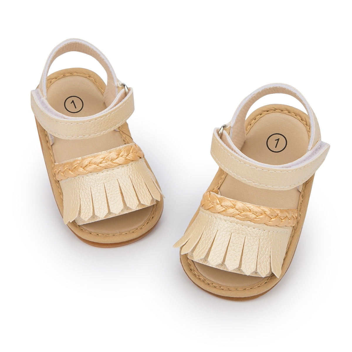 HsdsBebe Baby Girls Sandals Infant Open Toe Tassels Summer Shoes for ...