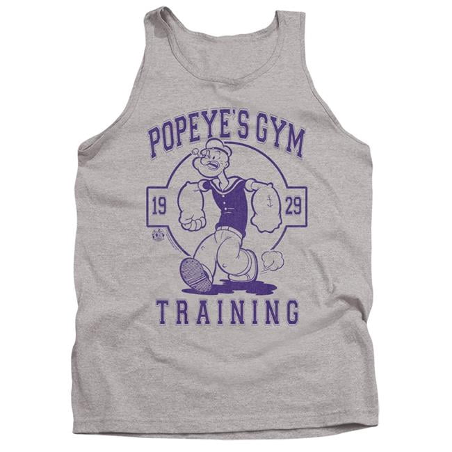Trevco PYE786-TK-5 Popeye & Popeyes Gym-Adult Tank Top, Athletic ...