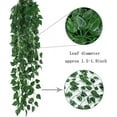 Kalolary 176 Ft 24 Strands Artificial Ivy Garland Leaf Vines Plants ...