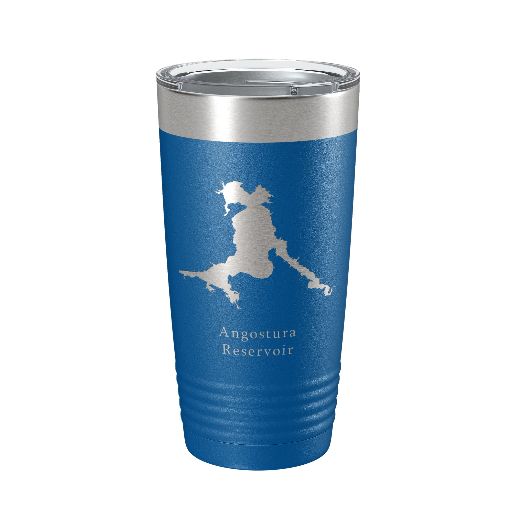 Angostura Reservoir Tumbler Lake Map Travel Mug Insulated Laser ...