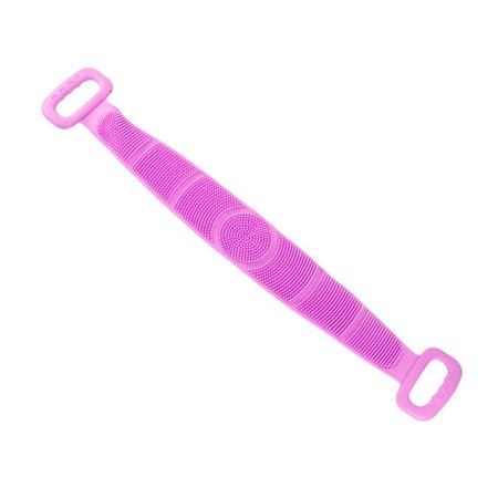 Bath Exfoliating Scrubber Belt Shower Back Silicone Scrubber Strap ...