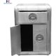 Nauticalmart Aviator Aero Aluminum Side End Table,Bed Side One Drawer,2 ...