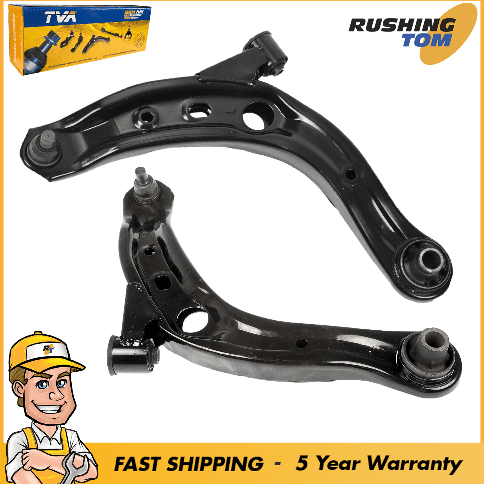 2 Front Lower Left & Right Control Arm Kit fits 2000-2006 Mazda MPV ...