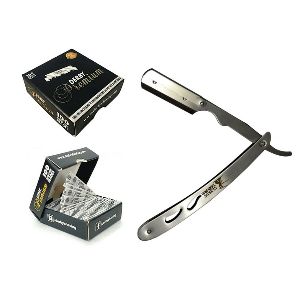 Classic Samurai CS-102 Stainless Steel Professional Barber Straight ...
