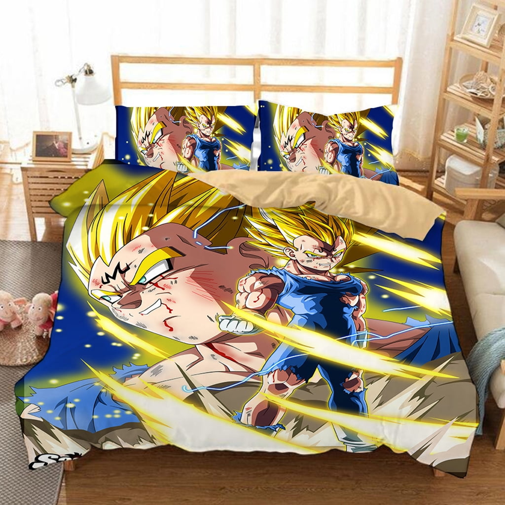 Cool Anime Dragon Ball Z Bedding Bed Set Twin Full Queen King Size Goku