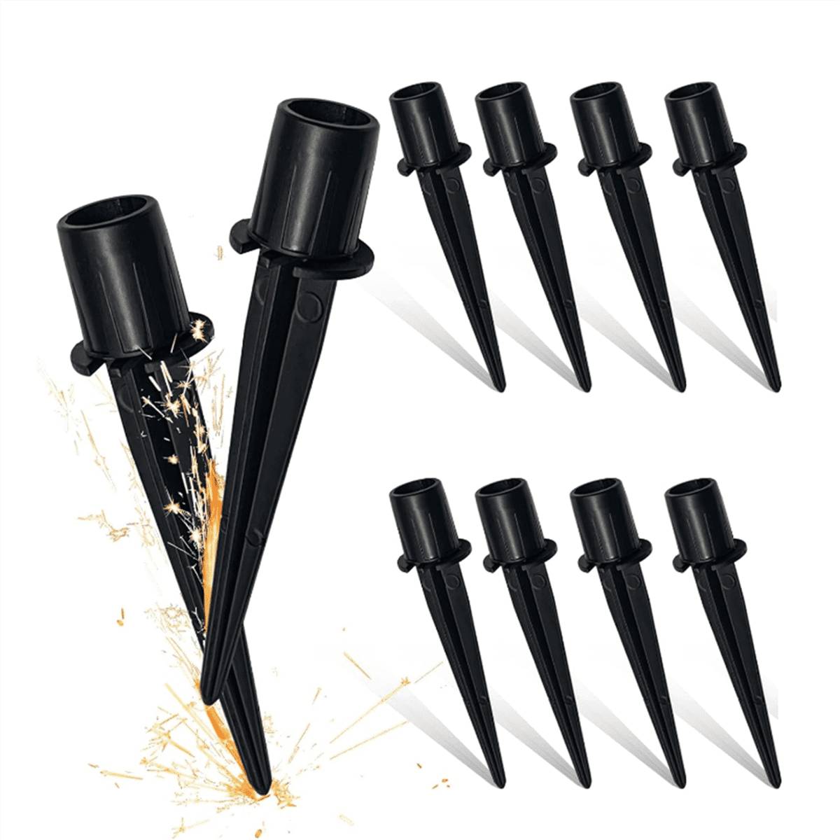 Click here for Unbranded 10 Pack Metal Replacement Stakes For Sol... prices