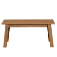 Mainstays Wood Rectangle Coffee Table, Walnut Finish - Walmart.com