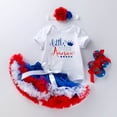 4th of July Outfit for Baby Girl Birthday Outfit American Flag Romper ...