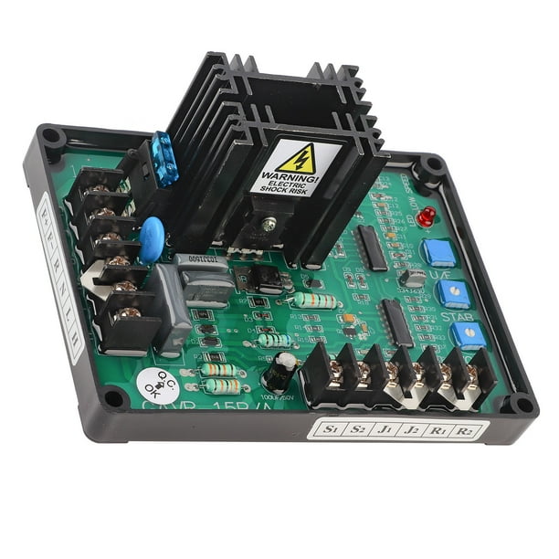 Generator Voltage Regulator,170‑265V AC GAVR‑15A Generator Voltage ...