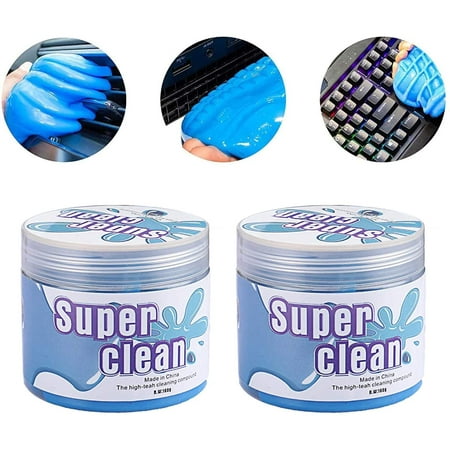 Dust Cleaning Gel for Car Detailing 2 Pack, Car Cleaning Gel Keyboard ...