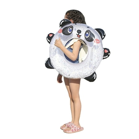 Wangsaura Inflatable Pool Floats for Kids, Panda Swim Ring for Kids ...