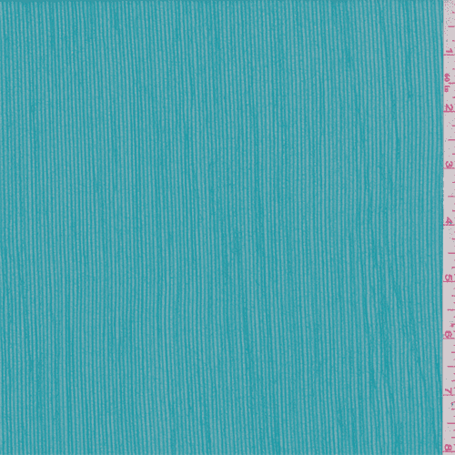 Teal Blue Textured Chiffon, Fabric Sold By the Yard - Walmart.com