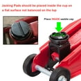 AUTOXBERT Rubber Trolley Jack Pad Adapter, Pinch Weld Protector ...