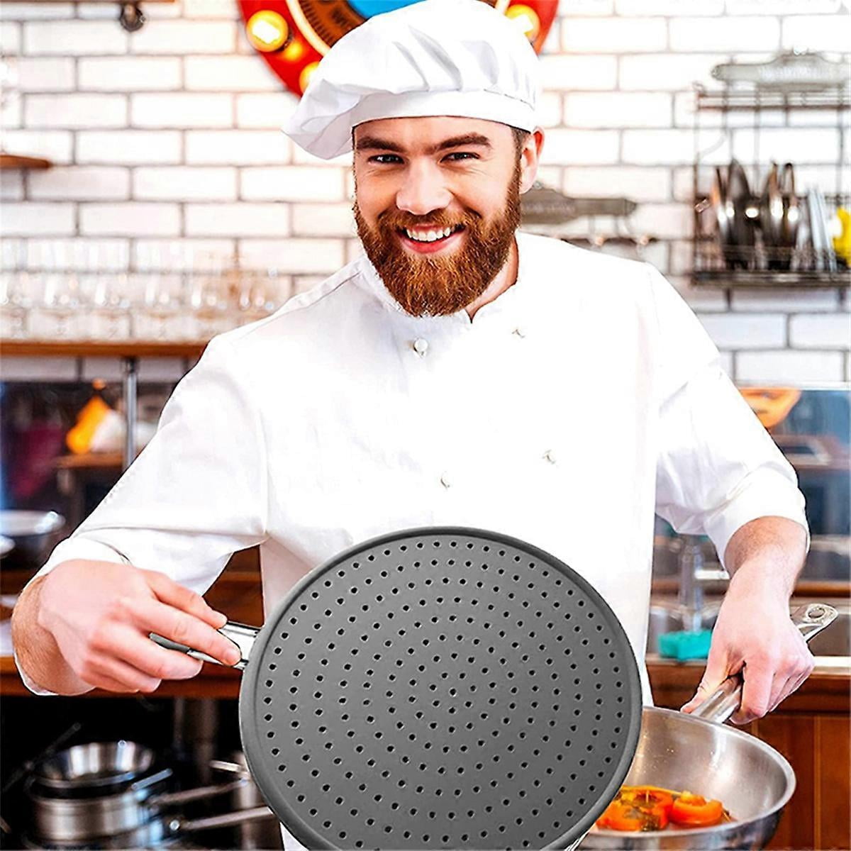 Kitchen Splash Plate with Handle Isolation Hot Oil Protection Plate ...