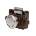 1x Camper Push Button Catch Lock Cupboard Door Motorhome Cabinet ...