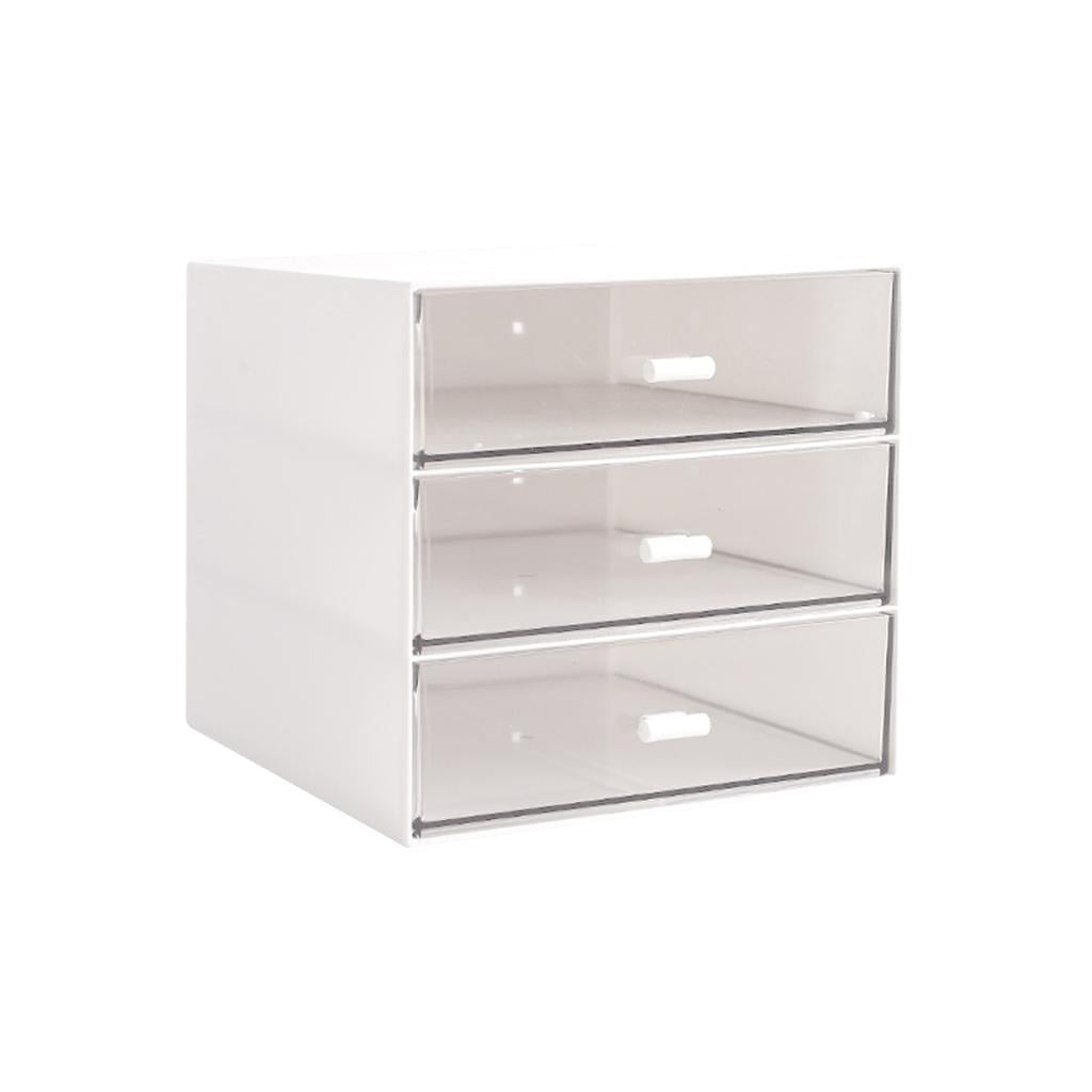 Dustproof Storage Box with Drawers Multi-Layer Free Standing for ...