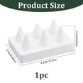 6 Cone Slots Gesso Ring Display Stands Finger Ring Organizer Holder for ...
