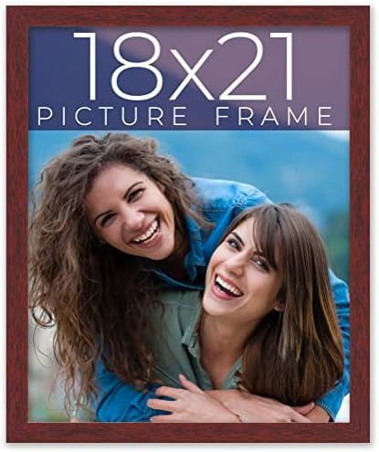 18X21 Dark Brown Real Wood Picture Frame Width 0.75 Inches | Interior ...