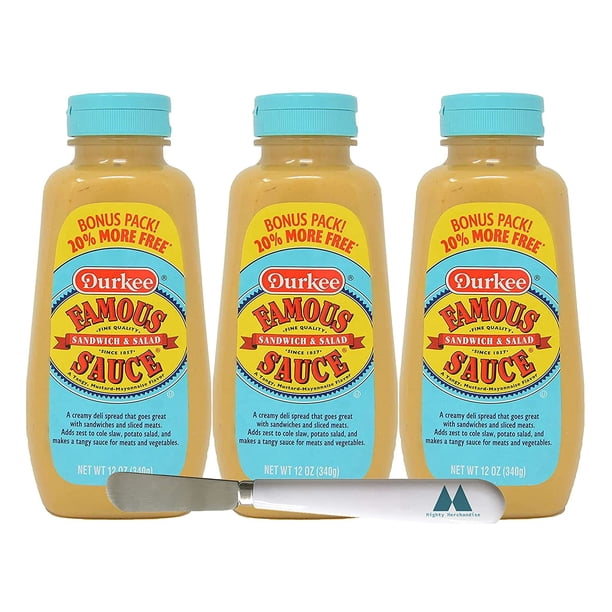 Durkee Famous Sandwich & Salad Sauce - 3 Pack - 12 Ounces Each - With ...