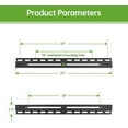 Mount Ultra Slim TV Wall Mount for 37-90 inch Flat Screen/LED/4K, Full ...