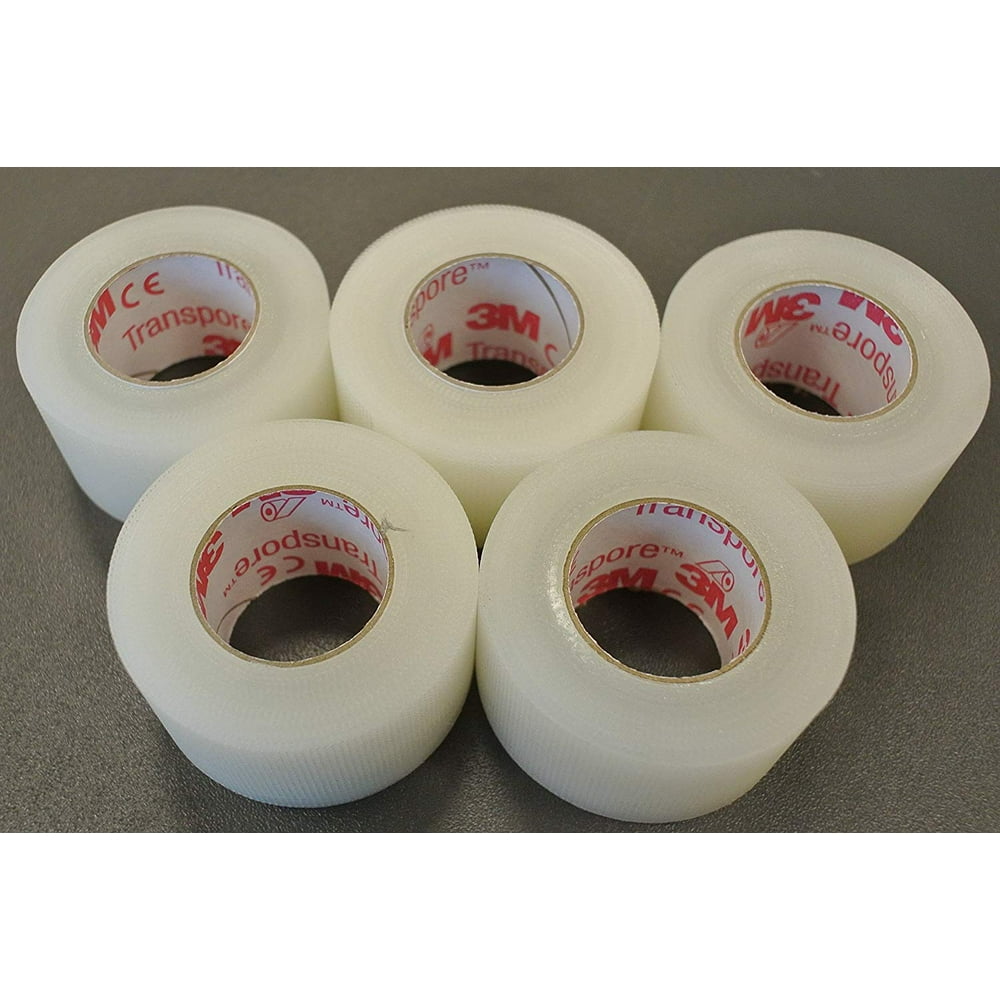 5-Pack Surgical Tape. [3M Transpore], 1 in. x 10 yds. (Set of 5 Rolls ...