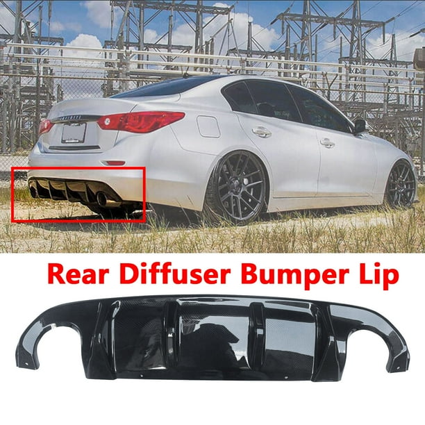 NINTE Rear Bumper Diffuser for 2014-2017 Nissan Infiniti Q50 ABS 1PCS ...
