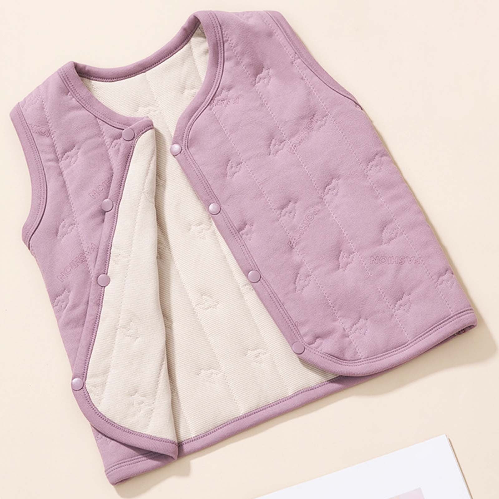 Click here for Dexiang Insulated Warm Vest For Kids With Trim Det... prices