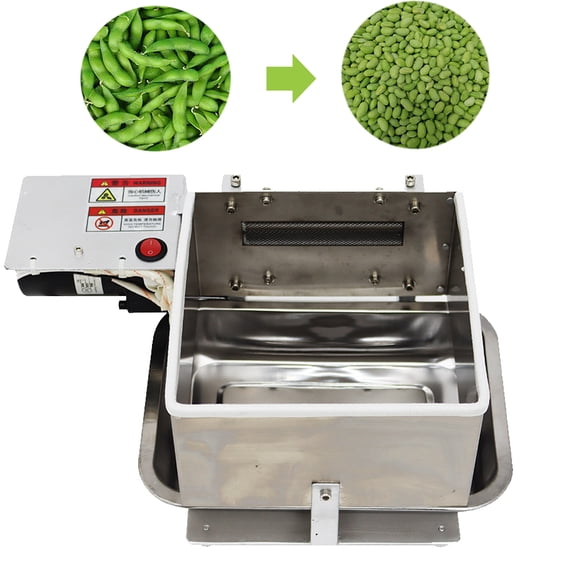 TECHTONGDA Pea Peeling Machine Pea Peeler Stainless Steel Edamame ...