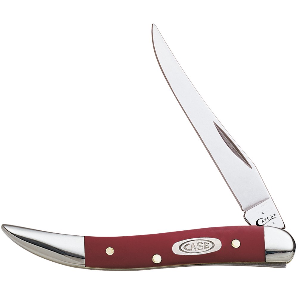 WR Case XX Pocket Knife 22531 SMALL TEXAS TOOTHPICK BURGUNDY SYNTHETIC ...