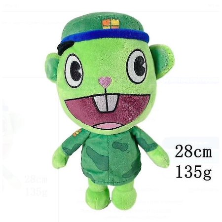 11" Happy Tree Friends Htf Flippy Fliqpy Stuffed Doll Anime Plush Toy ...