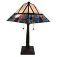Amora Lighting AM300TL14 Tiffany Style Berries/Leaves Mission Table ...