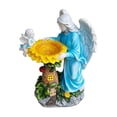 Beforeyayn Garden Statue With Bird Bath, Resin outdoor decorative ...