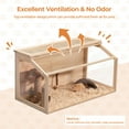 Coziwow Large Wooden Hamster Cage, Guinea Pig Habitat, Gerbil Enclosure ...