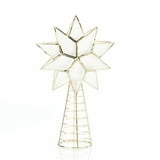 Small Gold Capiz Shell Star Tree Topper - Walmart.com