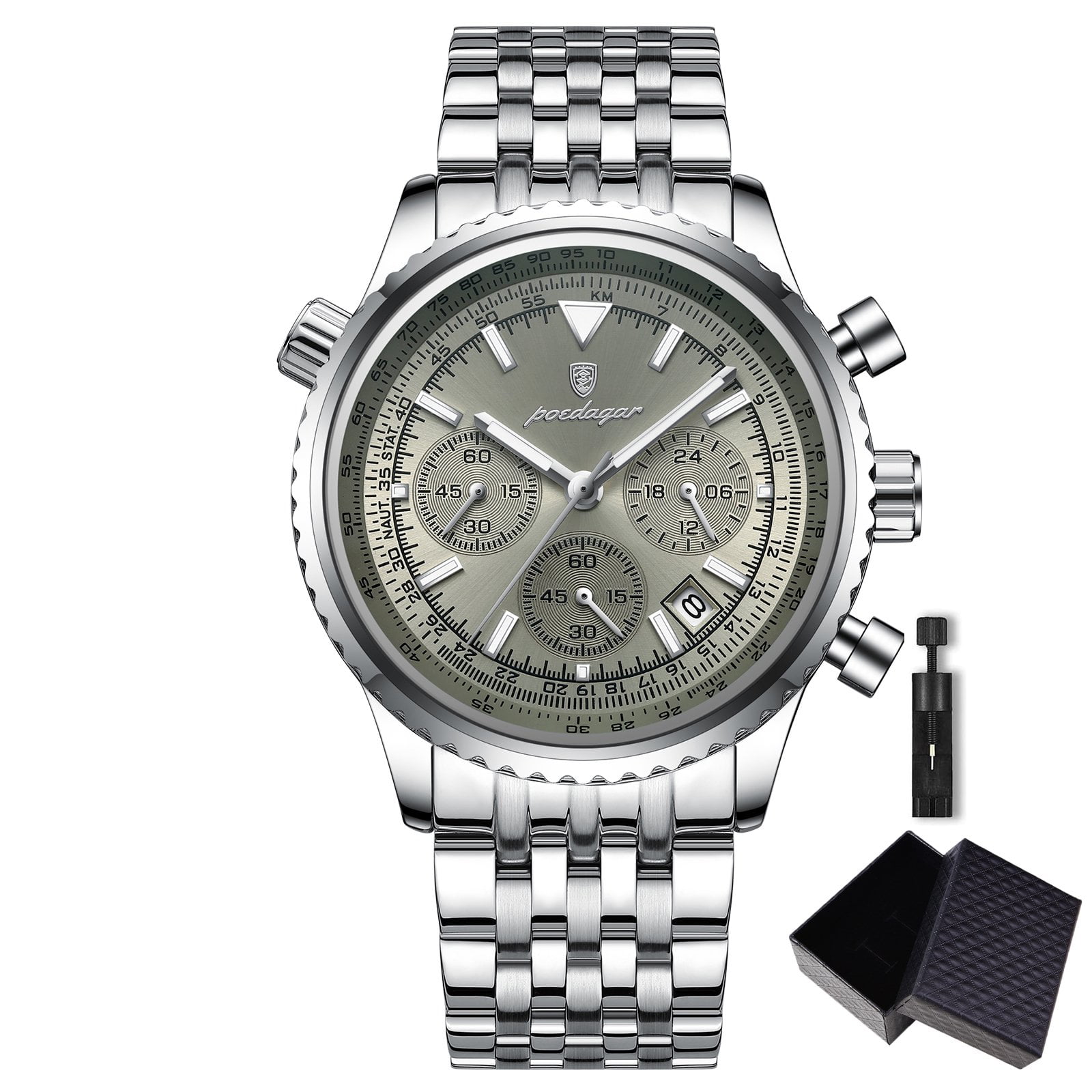 Click here for Poedagar Man Wristwatch Sport Quartz Stainless Ste... prices