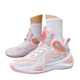 Womens Mens Basketball Shoes High Top Fashion Volleyball Sneakers ...