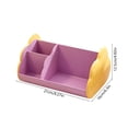 Eolstice Desk Storage Box, Multi Slot Desktop Organizer with Pen ...