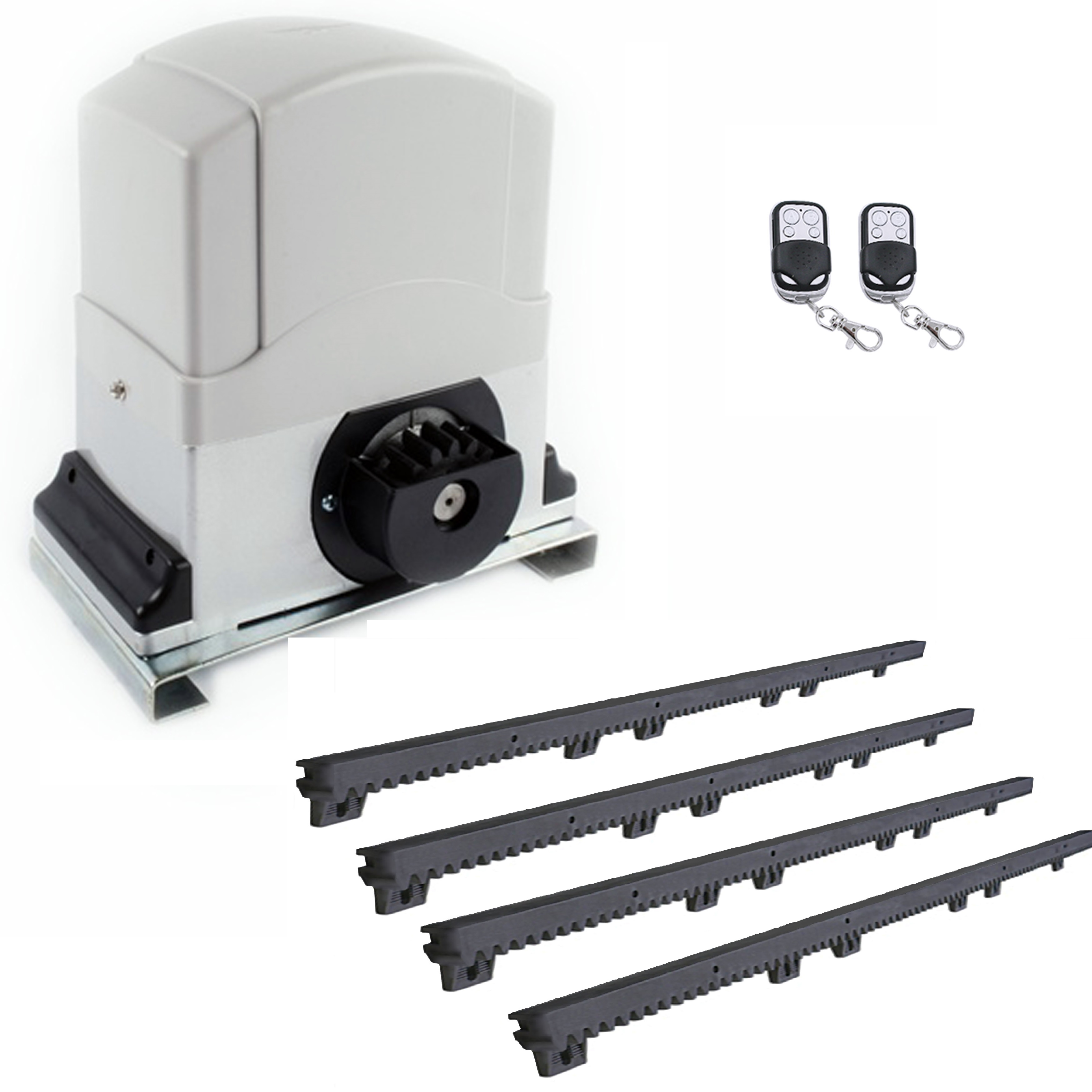 ALEKO Sliding Gear Rack Gate Opener for Driveway Gate up to 1800 lbs ...