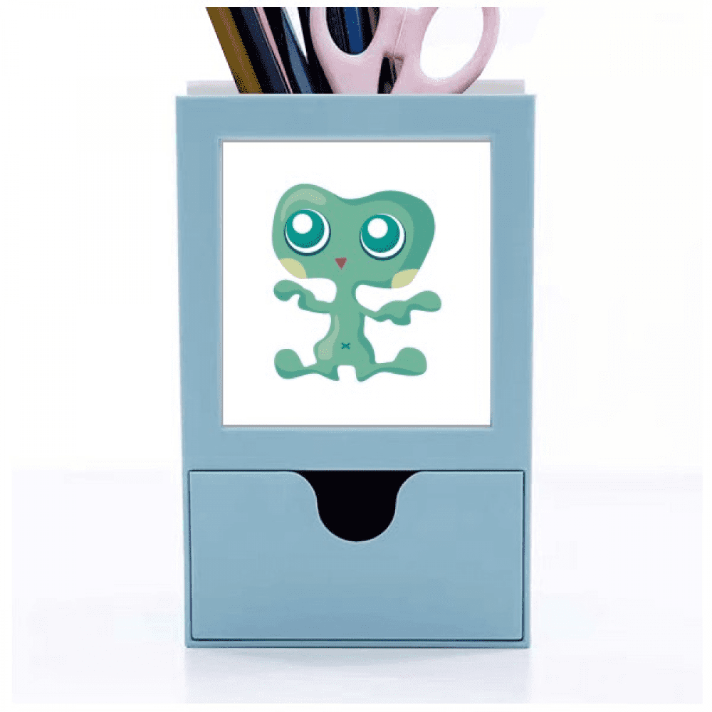 Universe Alien Monster Green Alien Desk Supplies Organizer Pen Holder ...