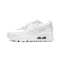Little Kid's Nike Air Max 90 LTR White/White-Metallic Silver (CD6867 ...