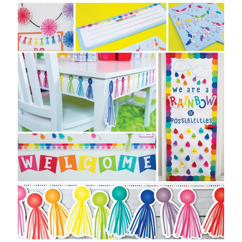 Schoolgirl Style Hello Sunshine Collection Classroom Décor 439 Pieces